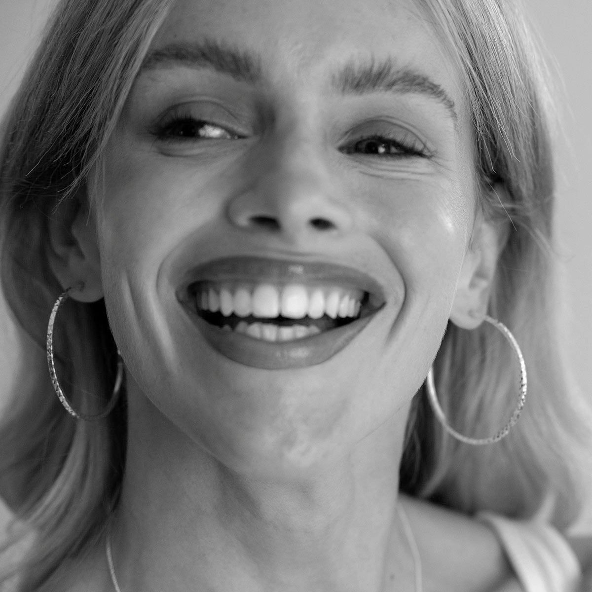 Gabi Statement Hoop Earrings in 18kt Gold Vermeil on Sterling Silver ...